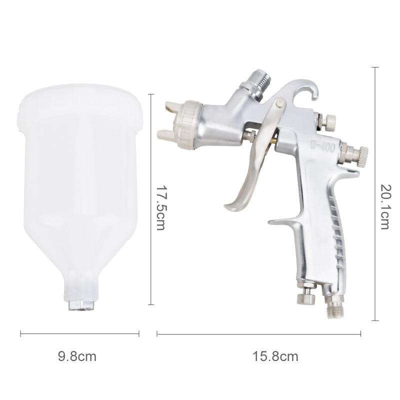 Industrial Spray Gun RONGPENG W-400 High Pressure Spray Gun Pneumatic ...